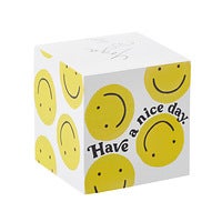 Smiley Faces Sticky Note Cube | The Container Store
