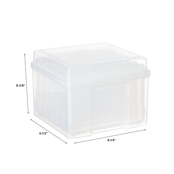 Iris 6-Case 5" x 7" Photo and Craft Storage Box | The Container Store