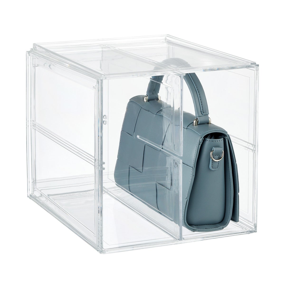 Clear Divided Handbag Cube | The Container Store