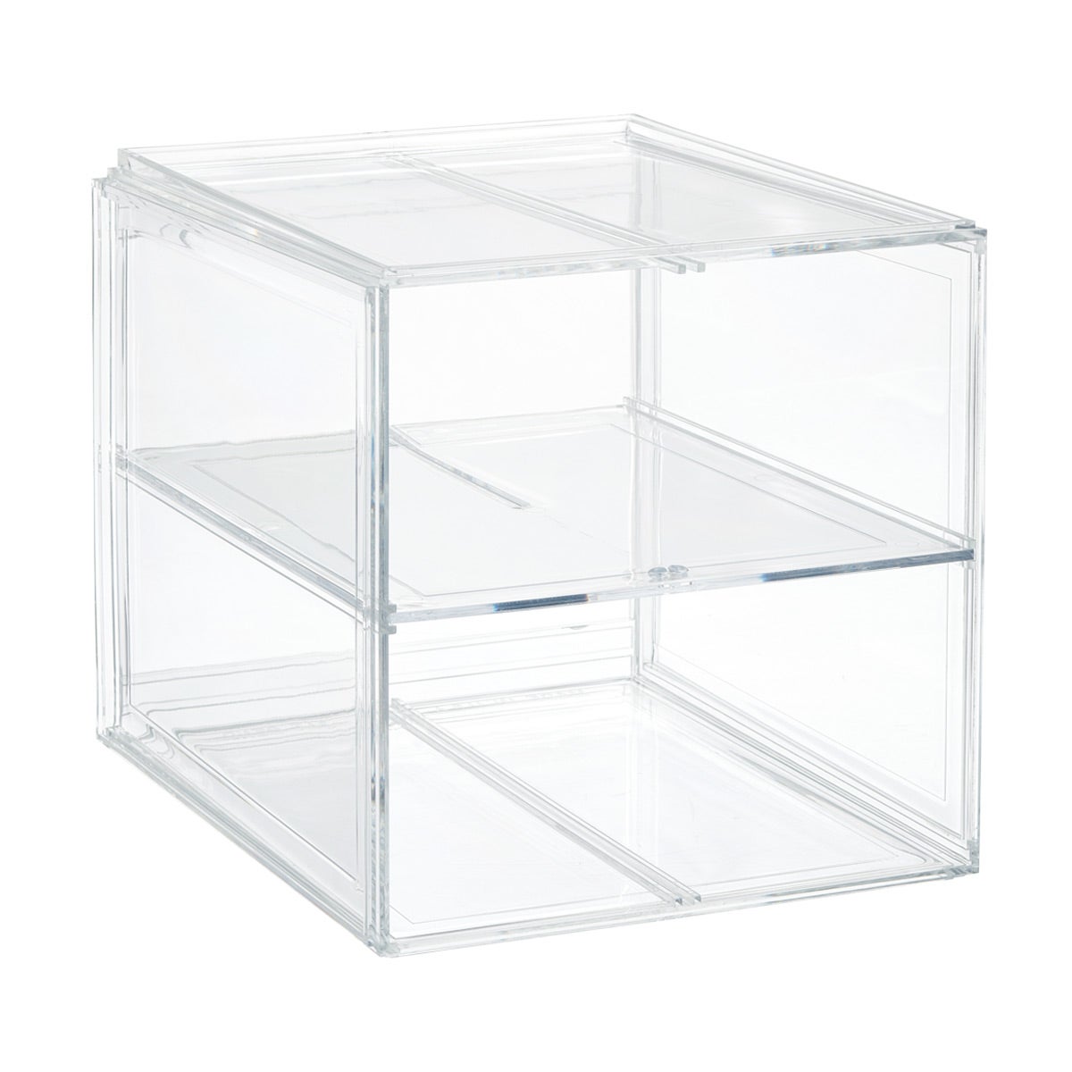 Clear Divided Handbag Cube | The Container Store