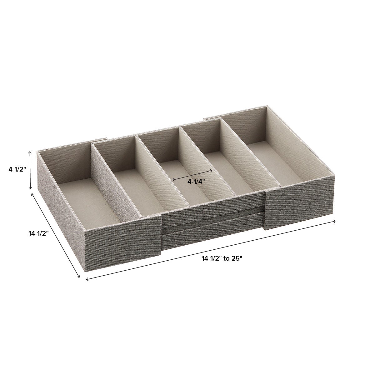 Cambridge 5-Section Expandable Drawer Organizers | The Container Store