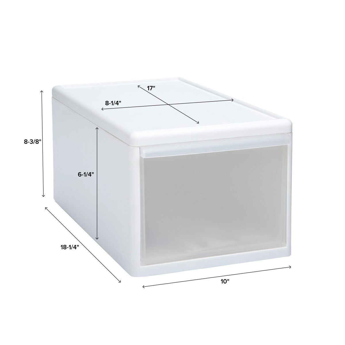 Like-it White Modular Drawers | The Container Store