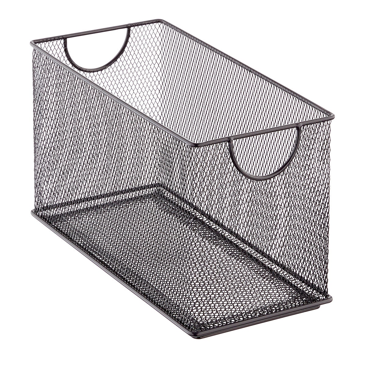 Graphite Mesh CD Bin | The Container Store