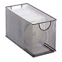 Graphite Mesh CD Bin | The Container Store