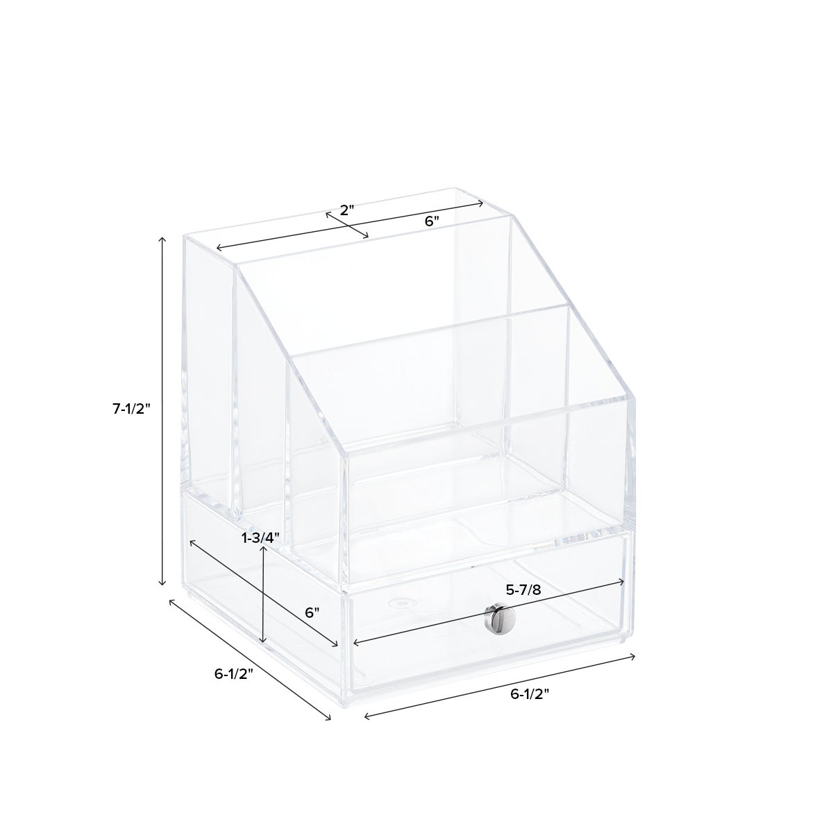 iDesign Clarity Cosmetics & Palette Organizer with Drawer | The ...