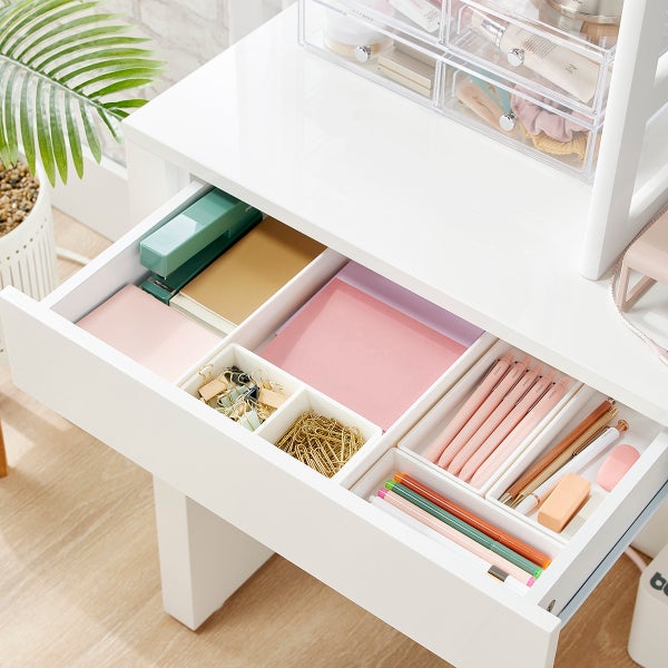 White Poppin Accessory Trays | The Container Store