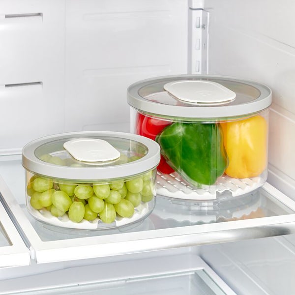 iDesign Round Produce Keeper Set of 2 | The Container Store