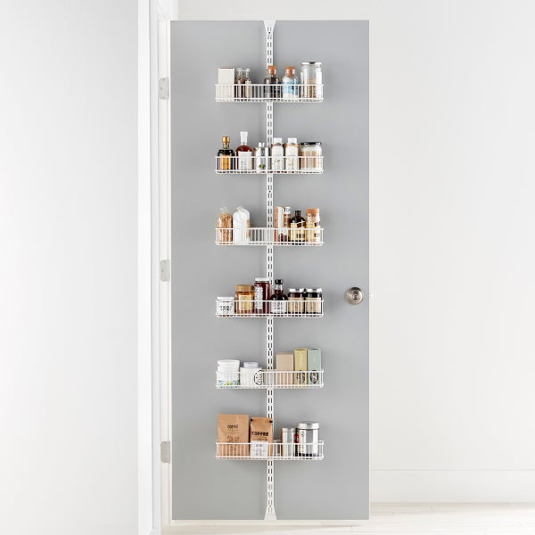 Elfa Utility Medium Over the Door Rack | The Container Store