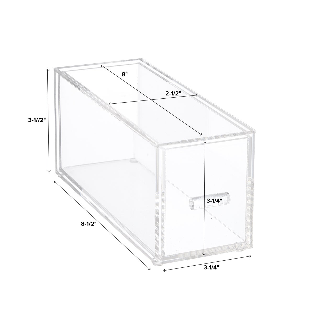 Luxe Acrylic Modular Makeup System | The Container Store