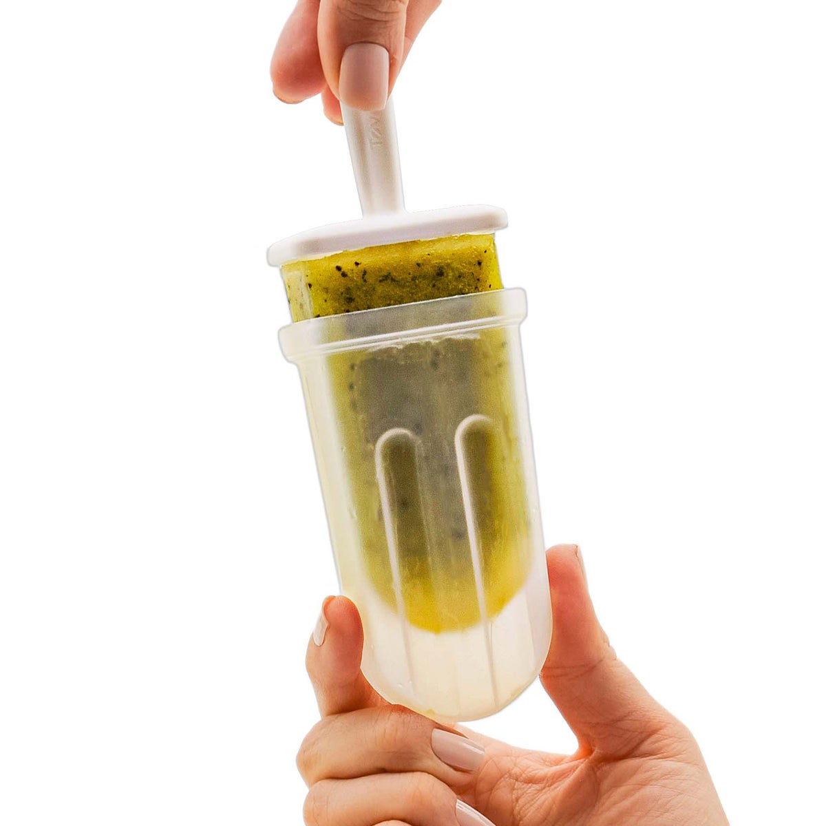 Tovolo Groovy Popsicle Molds (Set Of 6) Mess-Free Plastic Ice Pops With
