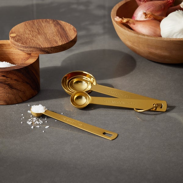 Stainless Steel Measuring Spoons Set of 5 | The Container Store