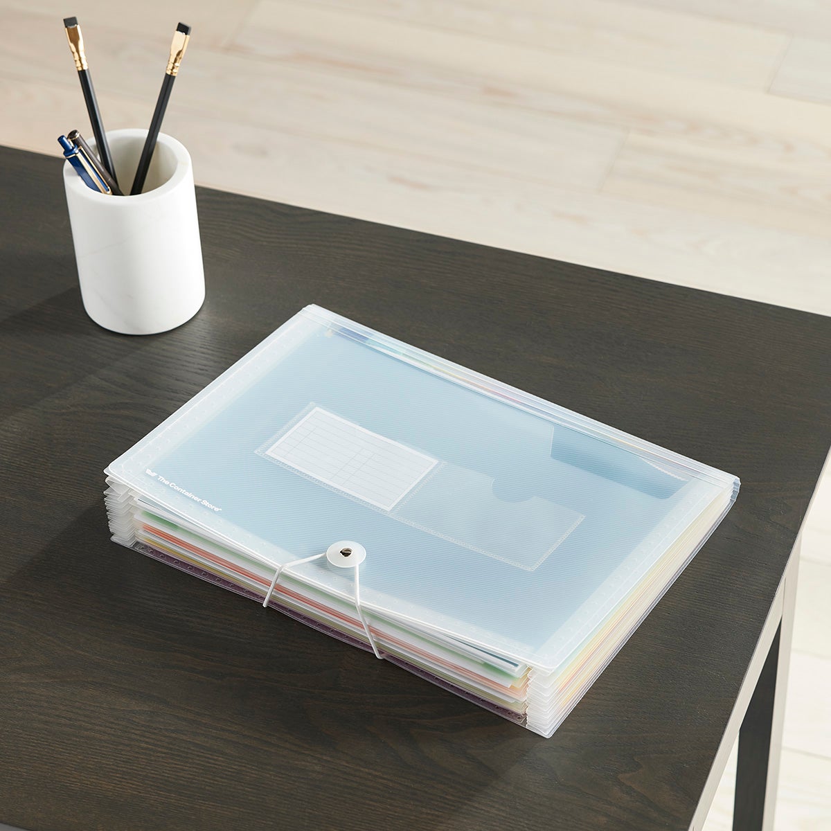 The Container Store 13-Pocket Accordion Letter File | The Container Store