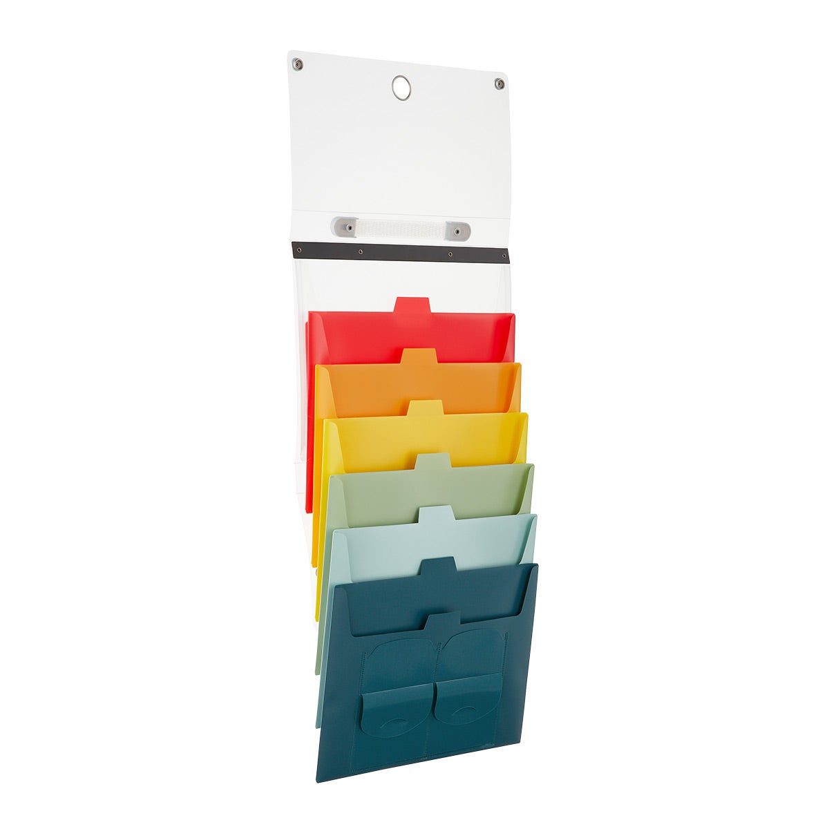The Container Store 6-Pocket Cascading Letter File Wall Organizer | The ...