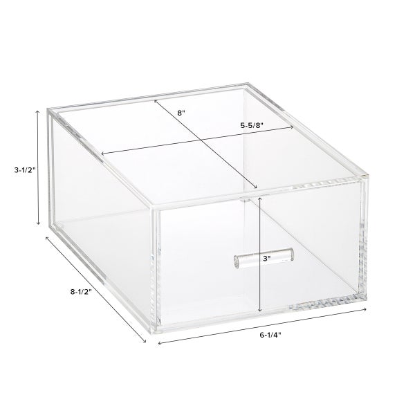 Luxe Acrylic Modular Makeup System | The Container Store
