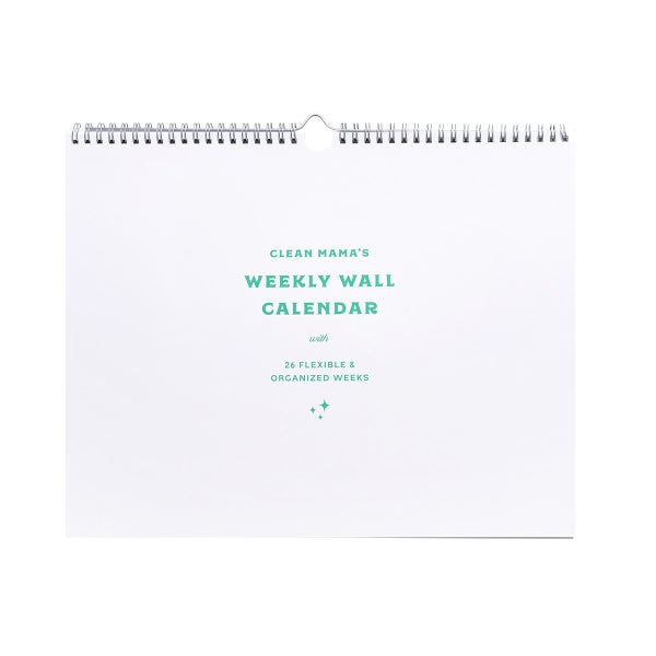 Clean Mama Weekly Wall Calendar | The Container Store
