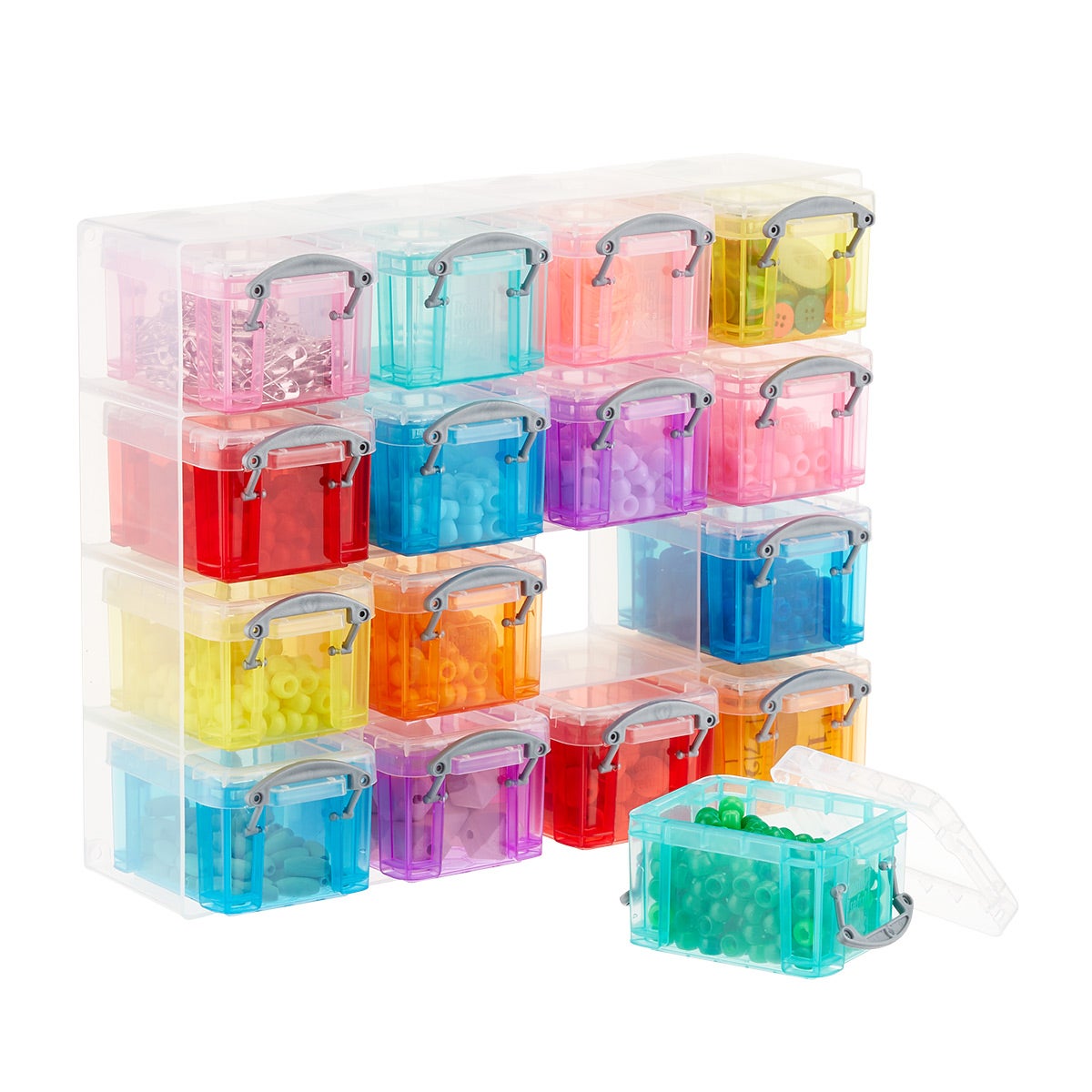 16-Latch Box Small Parts Organizer | The Container Store