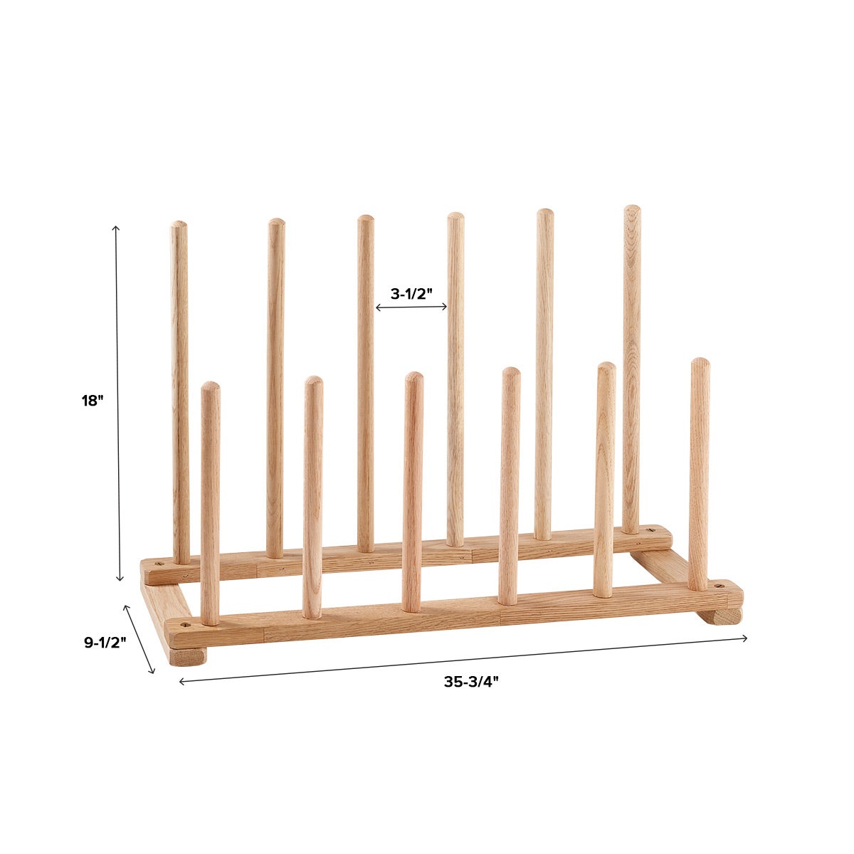 Natural Boot Rack | The Container Store