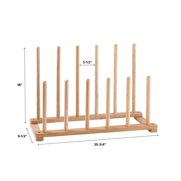 Natural Boot Rack | The Container Store