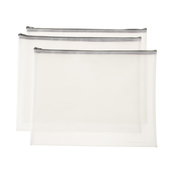The Container Store Letter-Size Pouch Set Pkg/3 | The Container Store