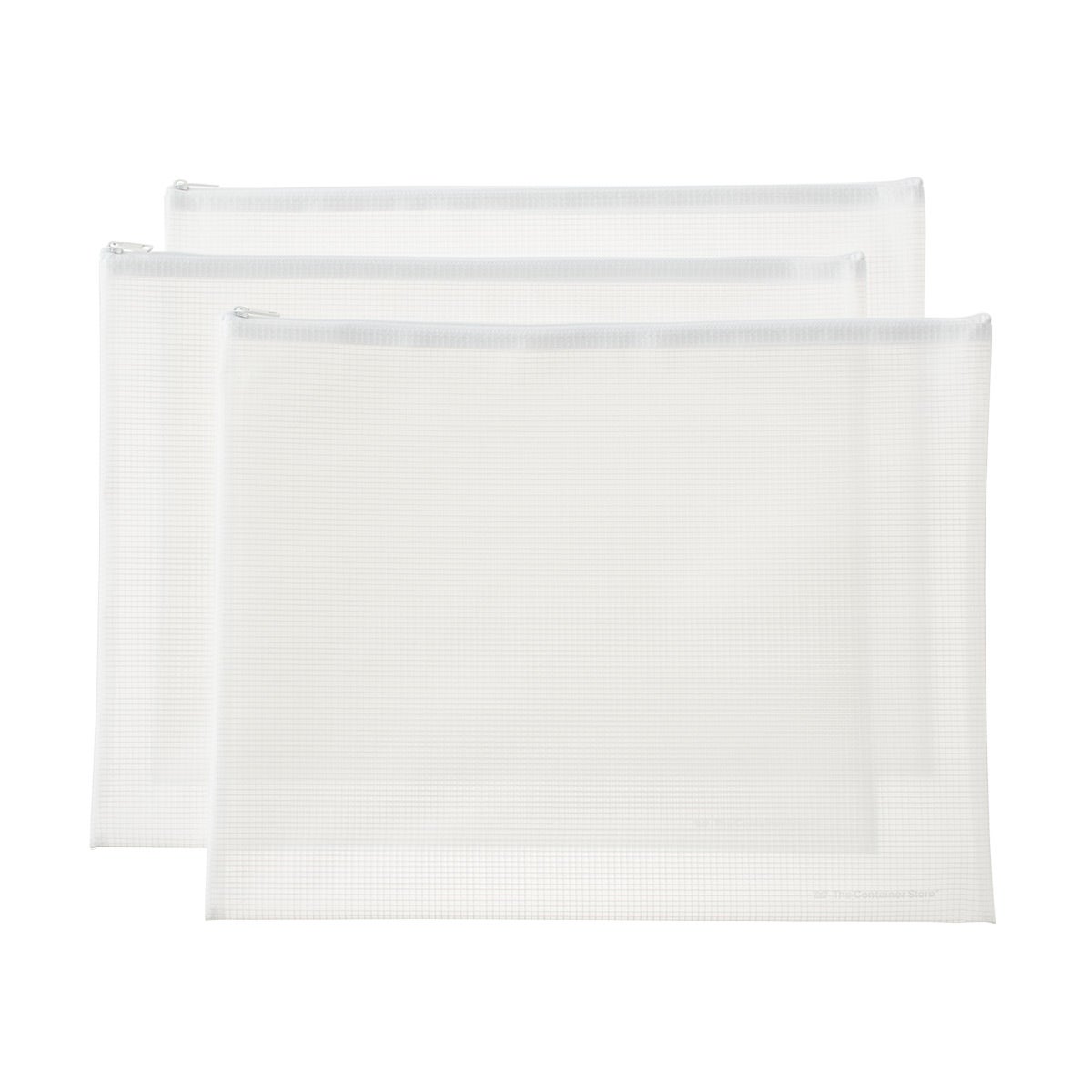 The Container Store Letter-Size Pouch Set Pkg/3 | The Container Store