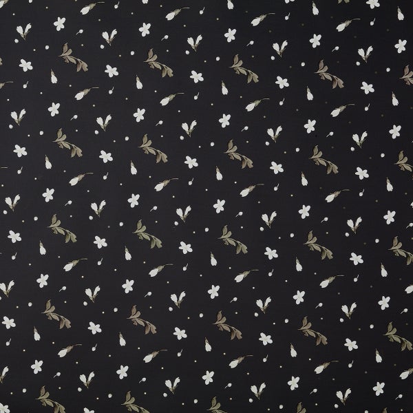 White Bud Black & White Scatter Wrapping Paper | The Container Store