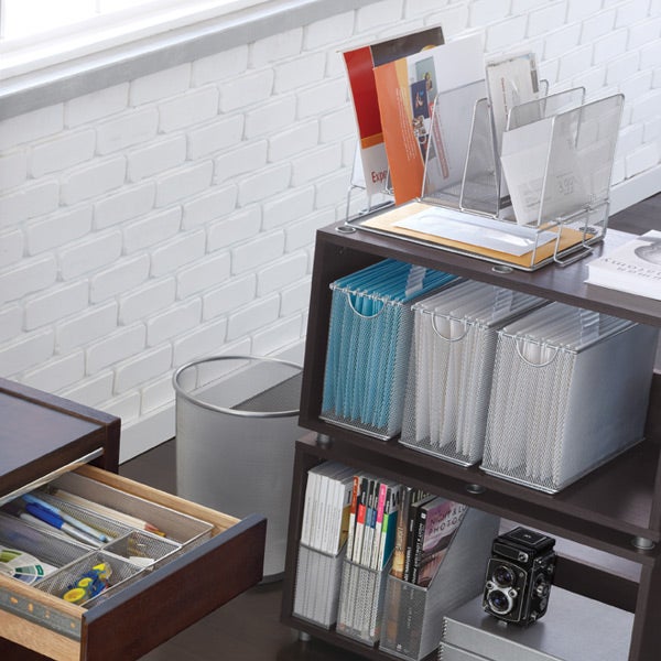 Mesh Desktop File | The Container Store