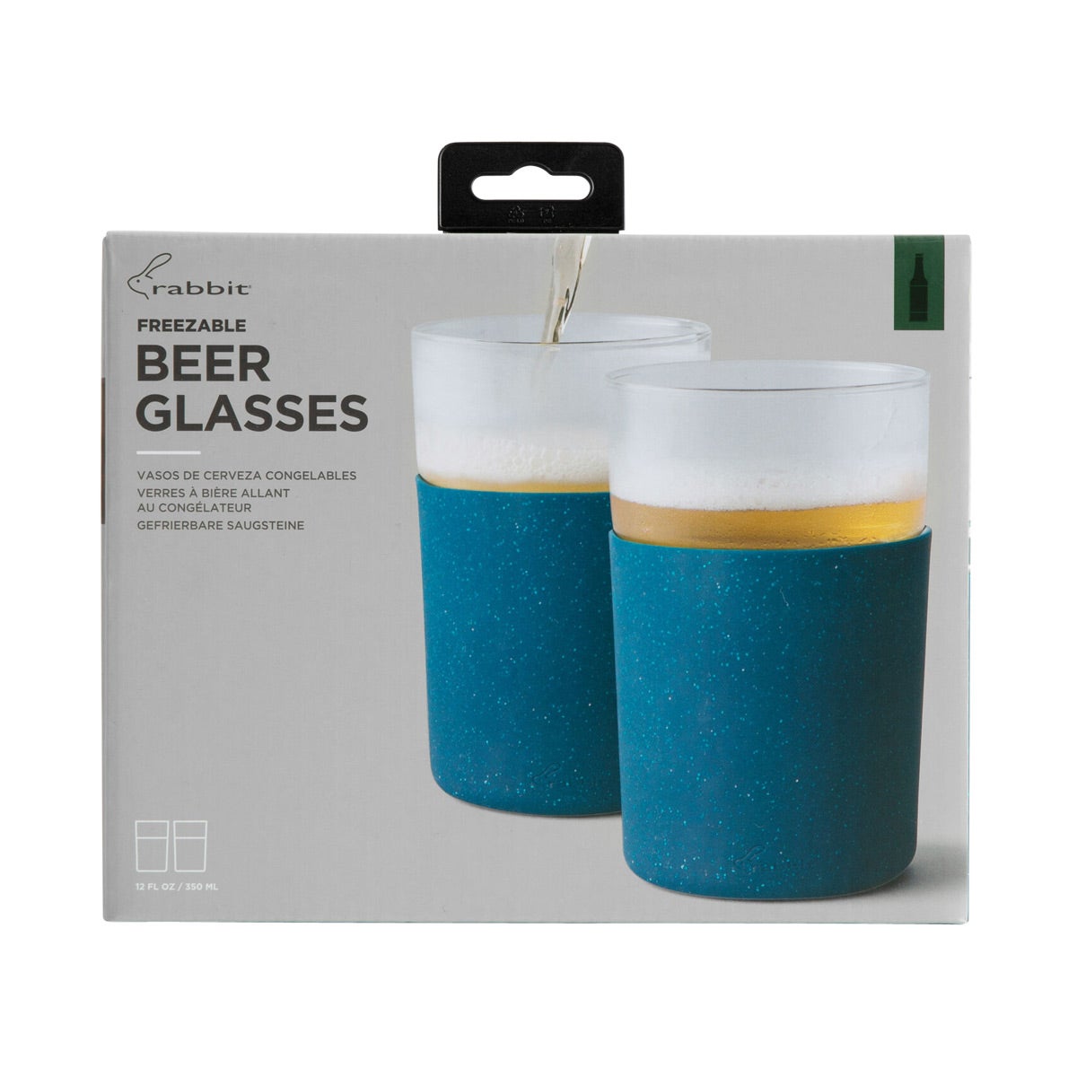 Rabbit Freezable Beer Glasses Set Of 2 The Container Store