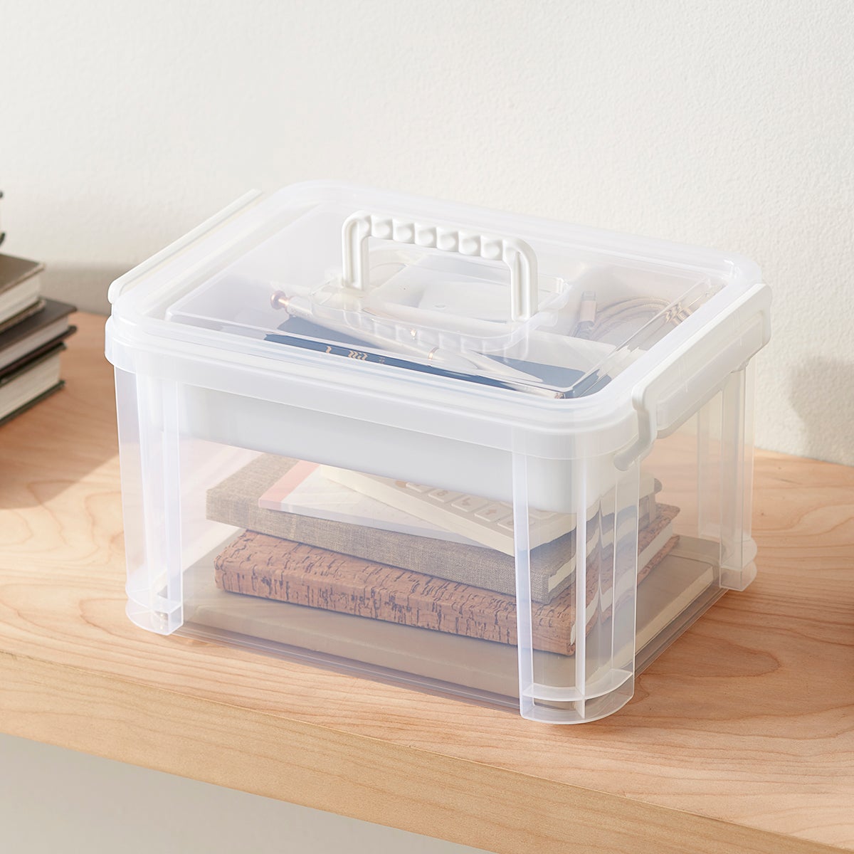 Small White Craft Organizer Tote | The Container Store