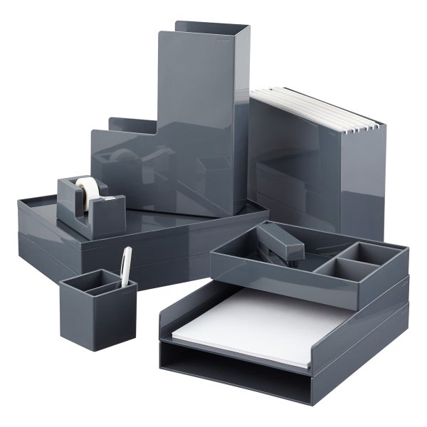 Sky Blue Poppin Stackable Letter Tray | The Container Store