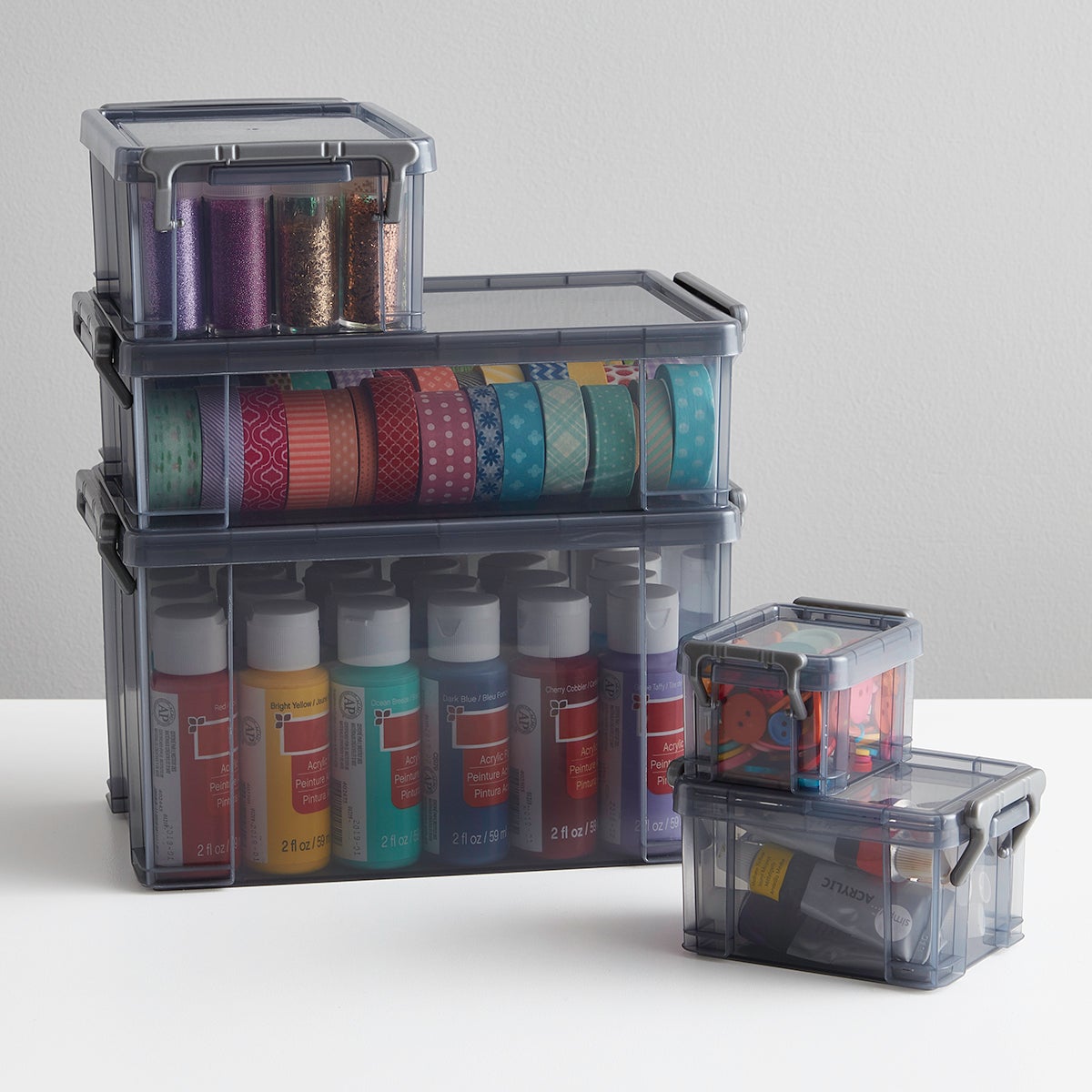Clear Latch Boxes | The Container Store