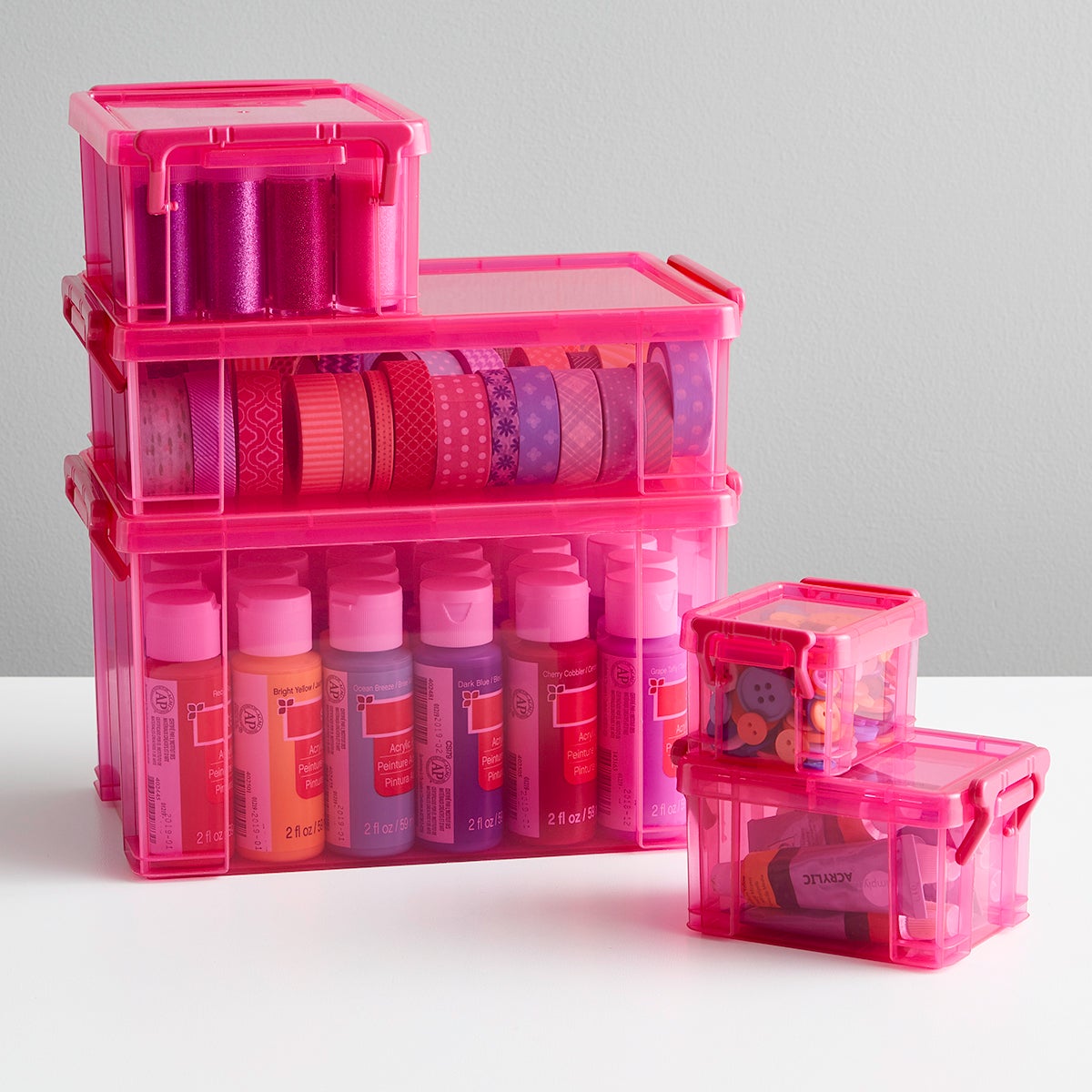 Clear Latch Boxes | The Container Store