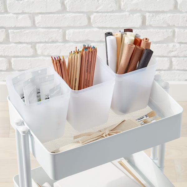 3-Tier Cart Tall Accessory Organizers Pkg/3 | The Container Store