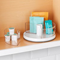 Divided Lazy Susan with Removable Bins | The Container Store