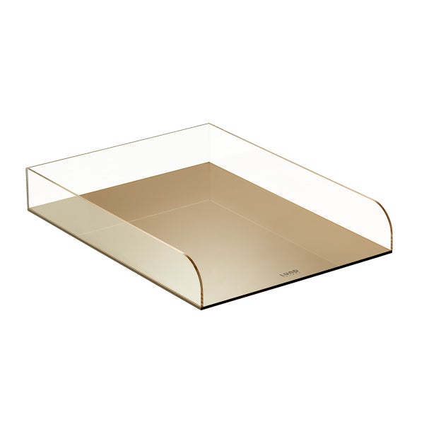 Lund London Blair Acrylic Stacking Letter Tray | The Container Store