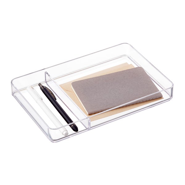 The Container Store Radius 2-Section Divided Organizer | The Container ...