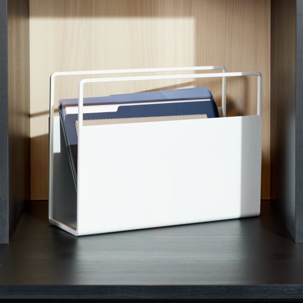 The Container Store Radius Steel Magazine & File Organizer | The ...