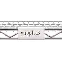 Metro Industrial Shelf Label Holders | The Container Store