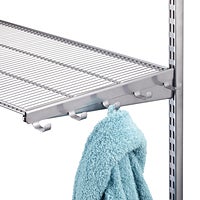 Elfa Ventilated Wire Shelf Bracket Hooks | The Container Store