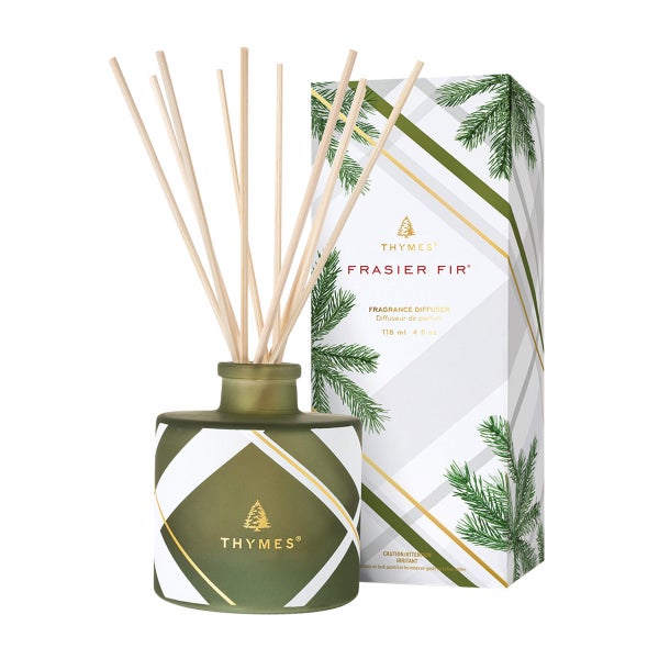 Thymes Heritage Plaid Reed Signature Diffuser | The Container Store