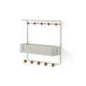 Umbra Estique Shelf with Hooks | The Container Store