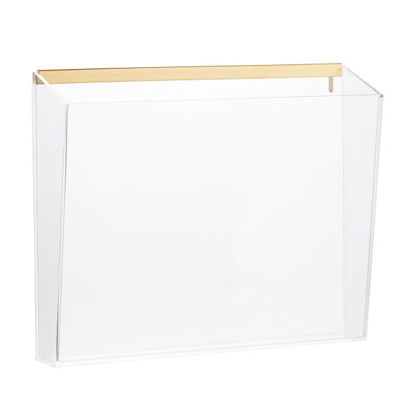 Russell Hazel Acrylic Wall File Inbox | The Container Store