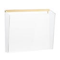 Russell Hazel Acrylic Wall File Inbox | The Container Store