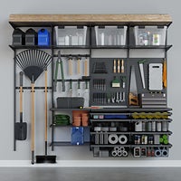 Garage Plus 8' Garage Solution with Work Surface | The Container Store