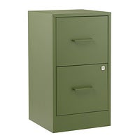 2-Drawer Navy Locking Filing Cabinet | The Container Store