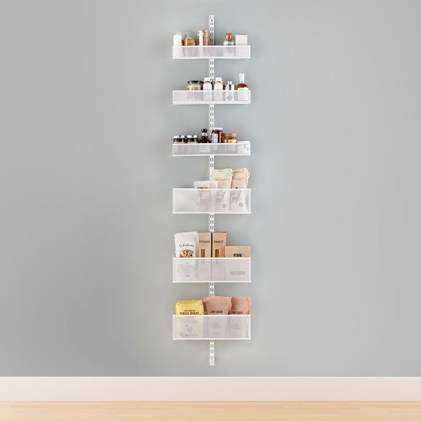 Elfa Utiltiy Wall-Mounted Rack | The Container Store