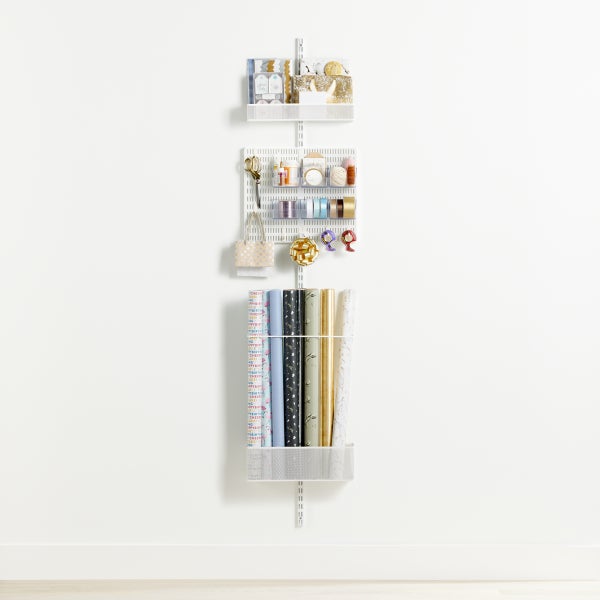 Elfa Utility Gift Wrap Wall-Mounted Solution | The Container Store
