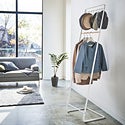 Yamazaki Tower Coat Rack with Hat Storage | The Container Store
