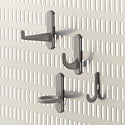 Elfa Platinum Utility Pegboard Hook Multi-Pack of 12 | The Container Store