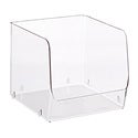 iDesign Linus RPET Open Stackable Bins | The Container Store