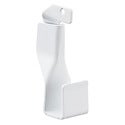Decor Plus by Elfa Matte White Closet Rod Holder | The Container Store